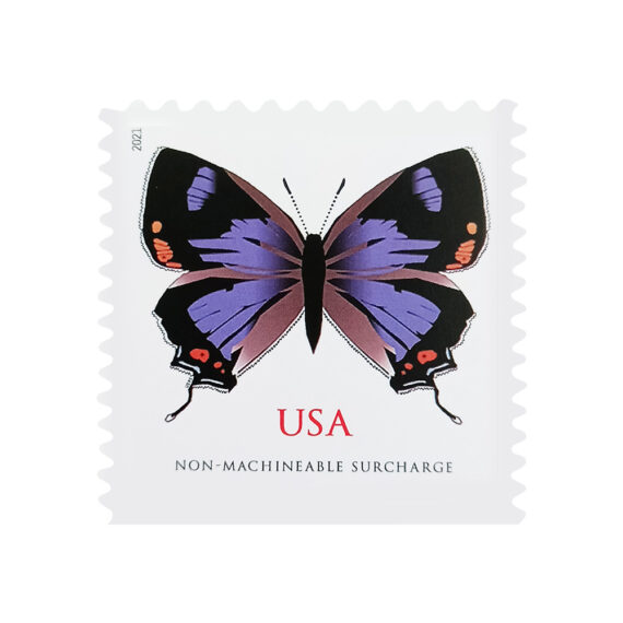 Colorado Hairstreak Stamps(99￠ Non-Machineable for Square Envelopes ...