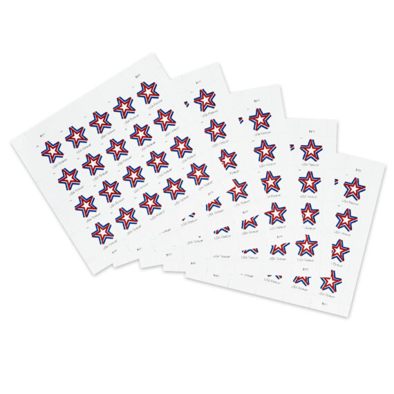 Star Ribbon Stamps - Forever Stamp Store