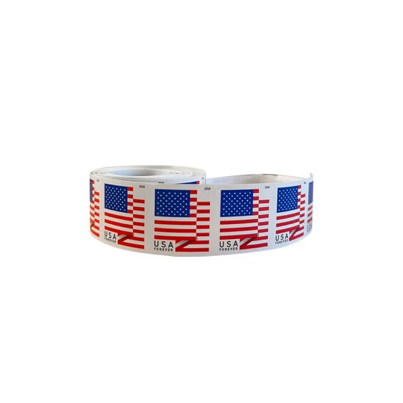 2018 US Flag Stamps (Roll of 100) - Forever Stamp Store