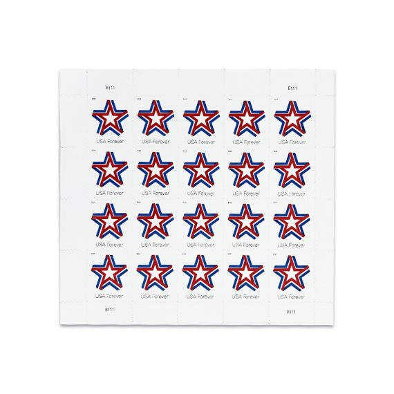 Star Ribbon Stamps - Forever Stamp Store