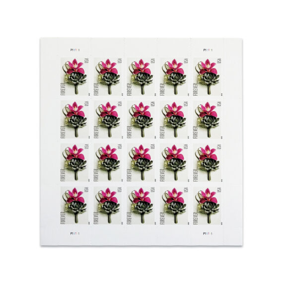 Contemporary Boutonniere Stamp - Forever Stamp Store