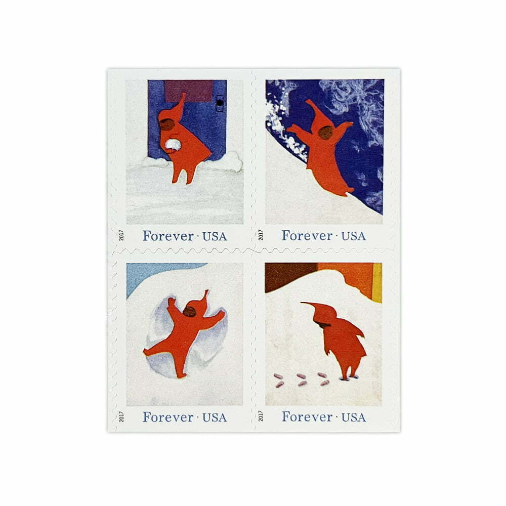 Snowy Day Stamps - 2017 USPS Forever Stamps - Forever Stamp Store