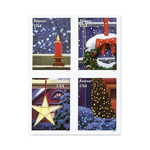 Holiday Windows Stamps - 2016 USPS Forever Stamps - Forever Stamp Store