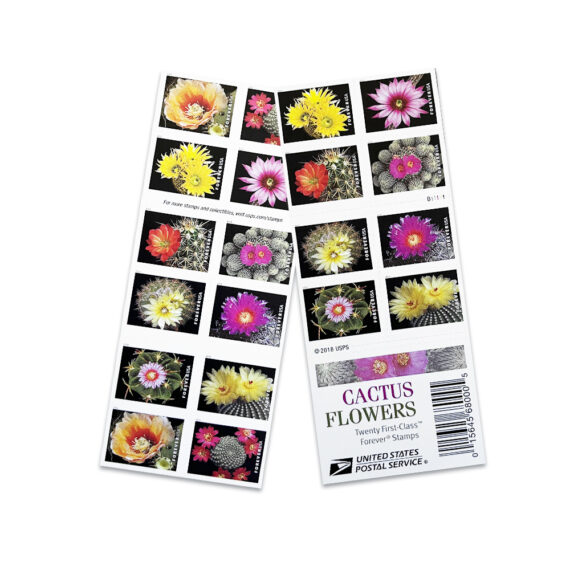 Cactus Flowers Stamps - Forever Stamp Store