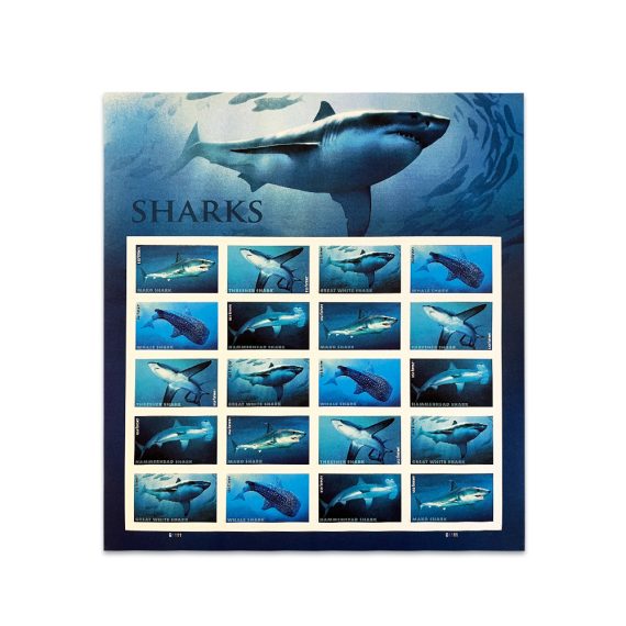 Sharks Stamps - Forever Stamp Store