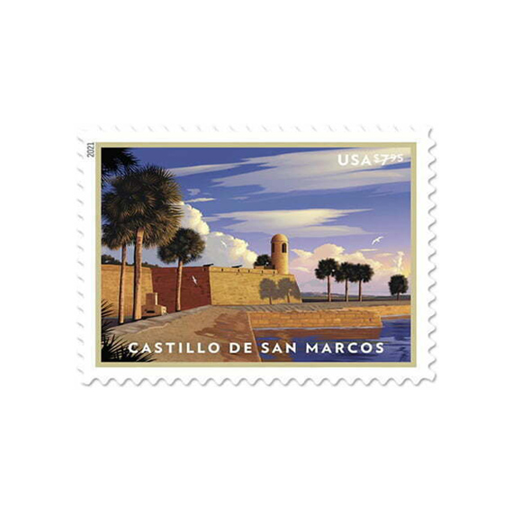 Castillo de San Marcos Stamps - Priority Mail - Forever Stamp Store