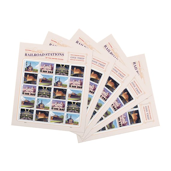 Railroad Stations Stamps - Forever Stamp Store