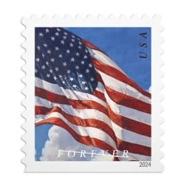 U.S. Flags 2024 Stamps (Roll) - Forever Stamp Store