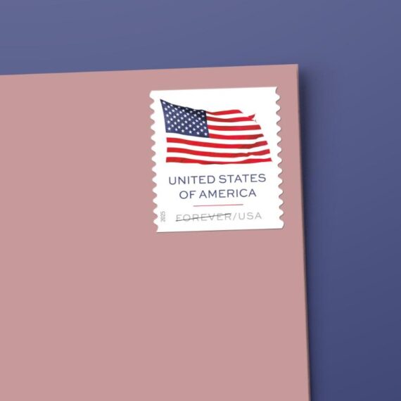 U.S. Flags 2025 Stamps (Roll) - Forever Stamp Store