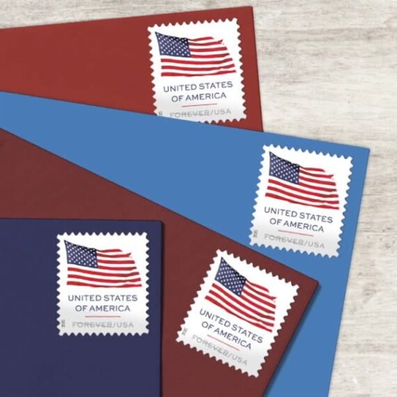 U.S. Flags 2025 Stamps (Roll) - Forever Stamp Store